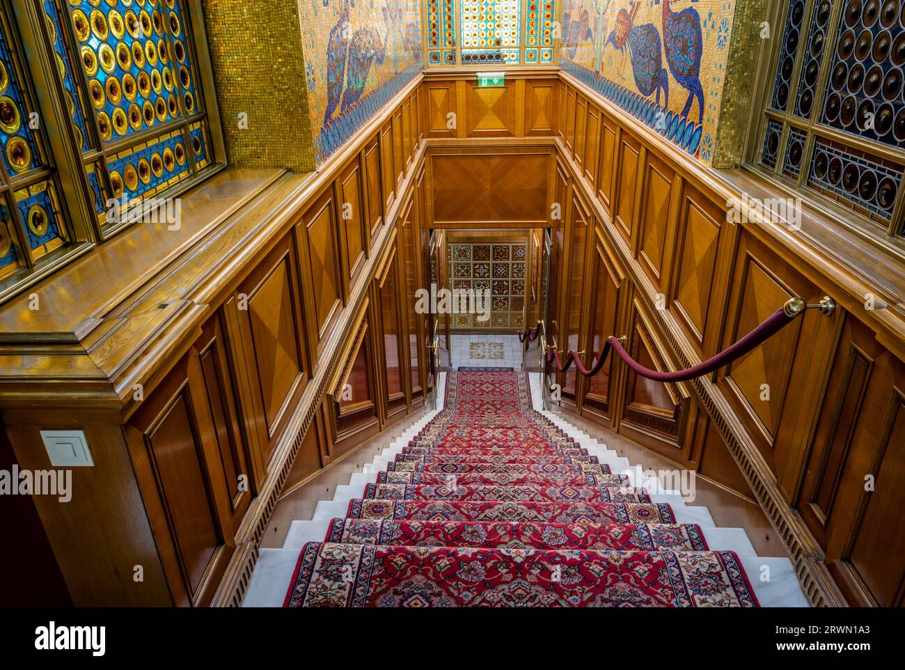 BUCHAREST, ROMANIA 2022: The Ceausescu Palace Spring Palace. house of ...