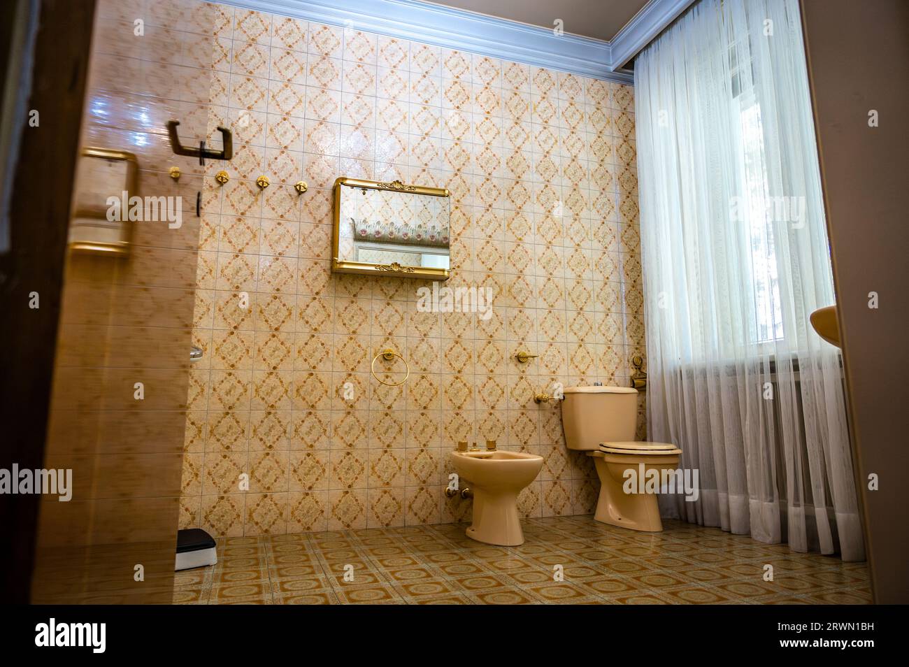 BUCHAREST, ROMANIA 2022: The Ceausescu Palace Spring Palace. house of ...