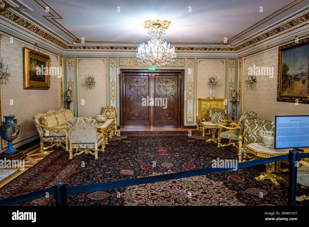 BUCHAREST, ROMANIA 2022: The Ceausescu Palace Spring Palace. house of ...