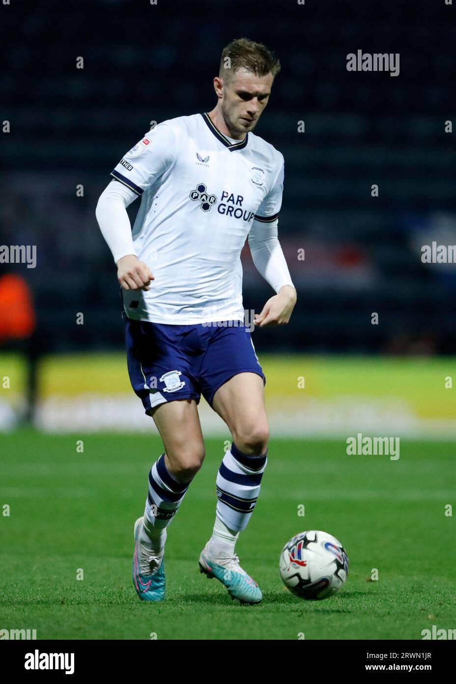 Preston North End's Liam Lindsay during the Sky Bet Championship match ...
