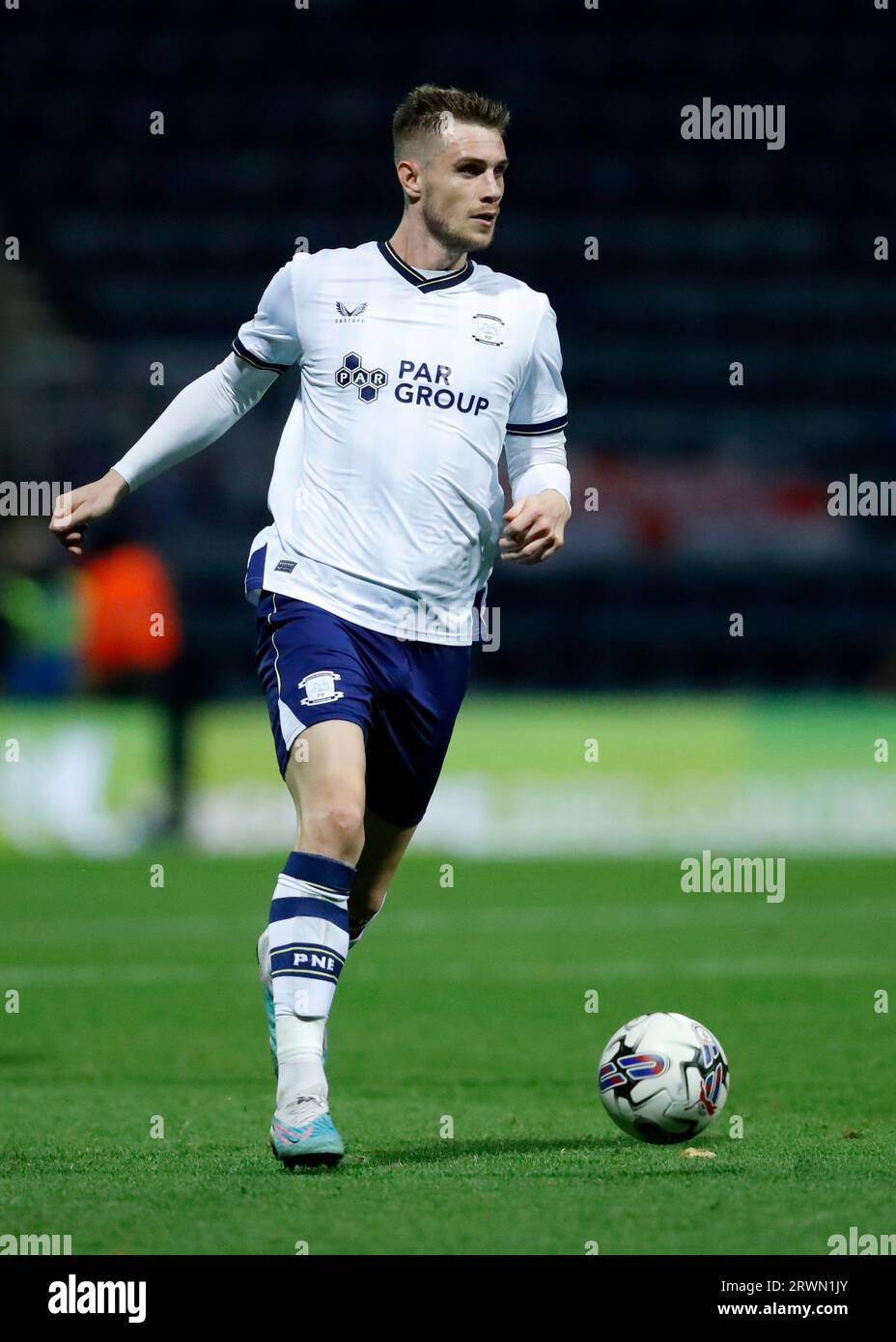 Preston North End's Liam Lindsay during the Sky Bet Championship match ...