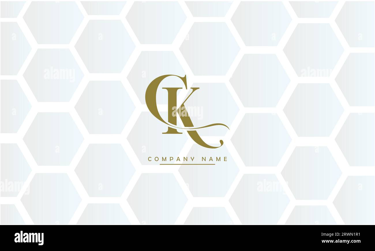 Monogram ck Cut Out Stock Images & Pictures - Alamy