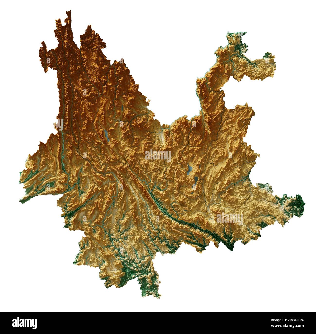 Yunan map hi-res stock photography and images - Alamy