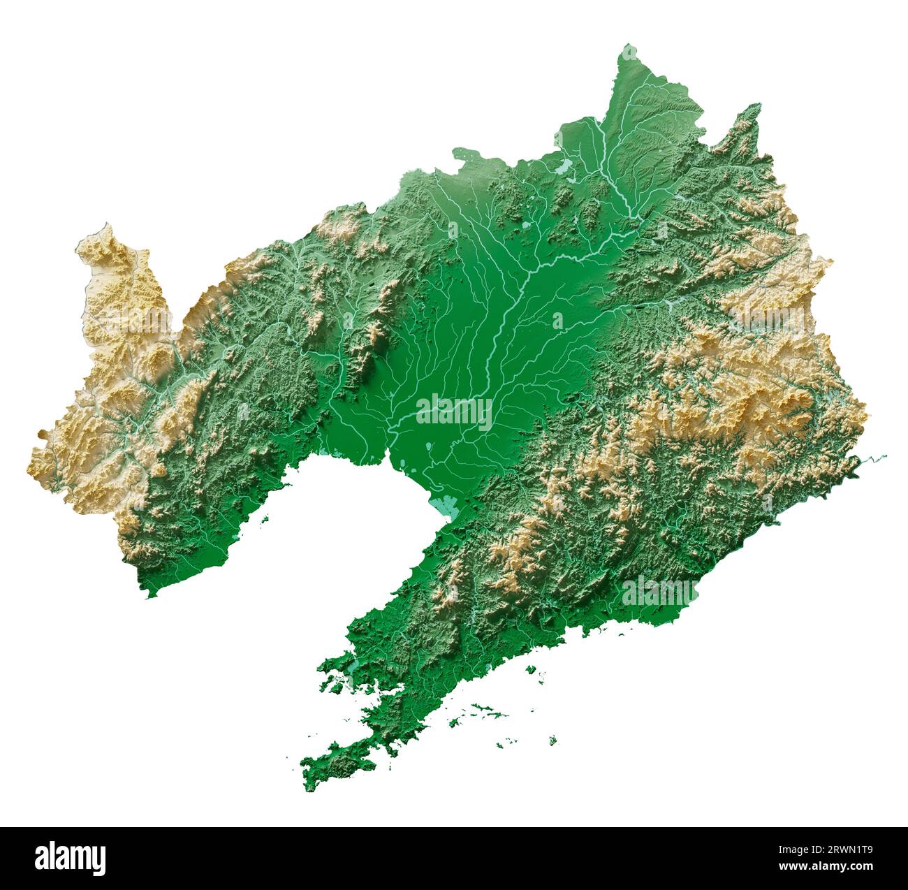 Liaoning map Cut Out Stock Images & Pictures - Alamy
