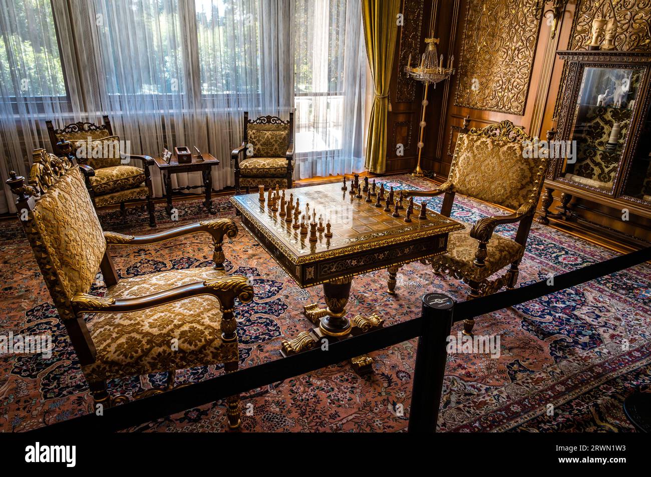 BUCHAREST, ROMANIA 2022: The Ceausescu Palace Spring Palace. house of ...