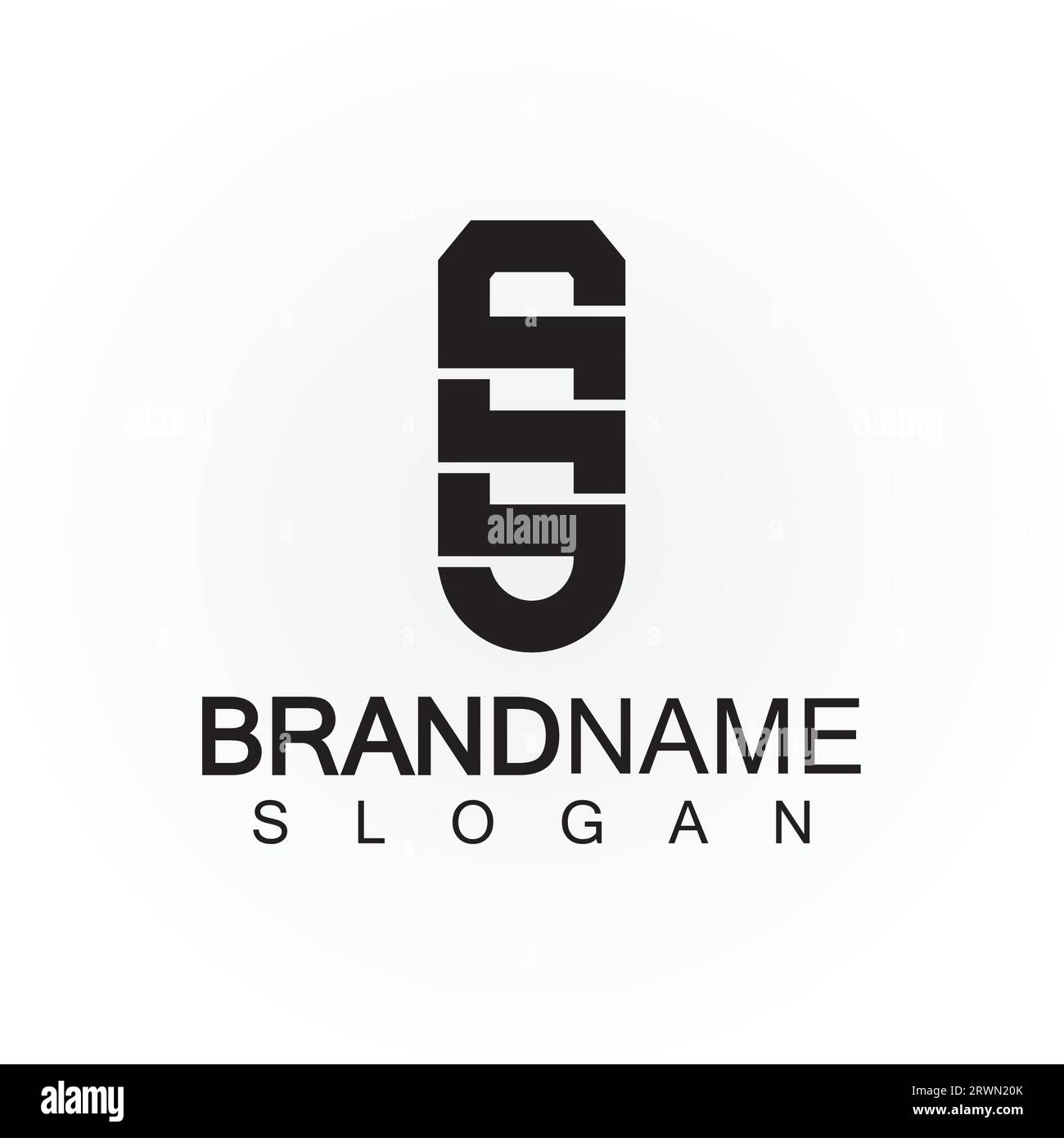 Initial Letters SS Logo Design Vector Template Stock Vector Image & Art ...