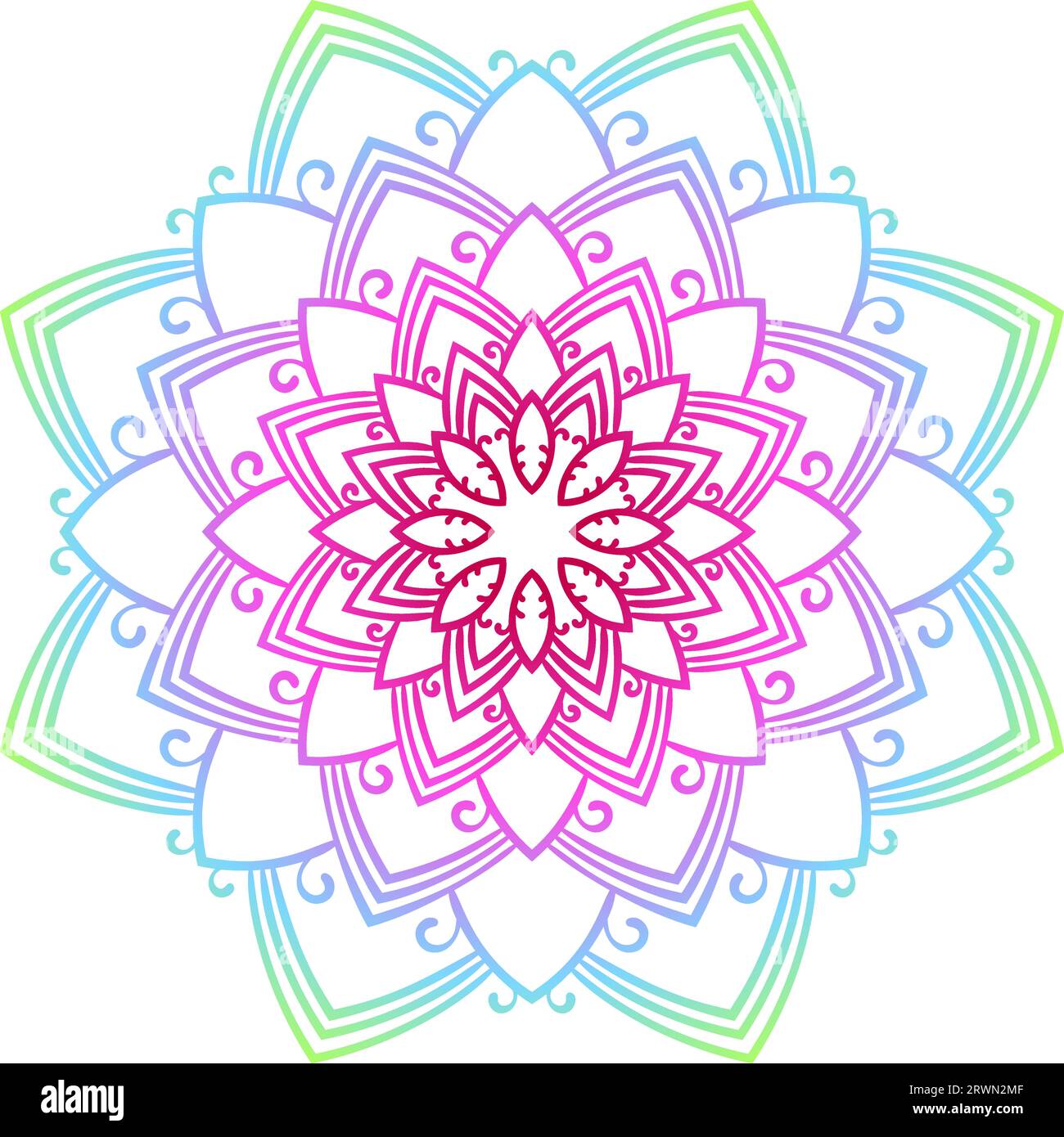 Decorative mandala inspired ethnic art, Isolated design element Vector ...