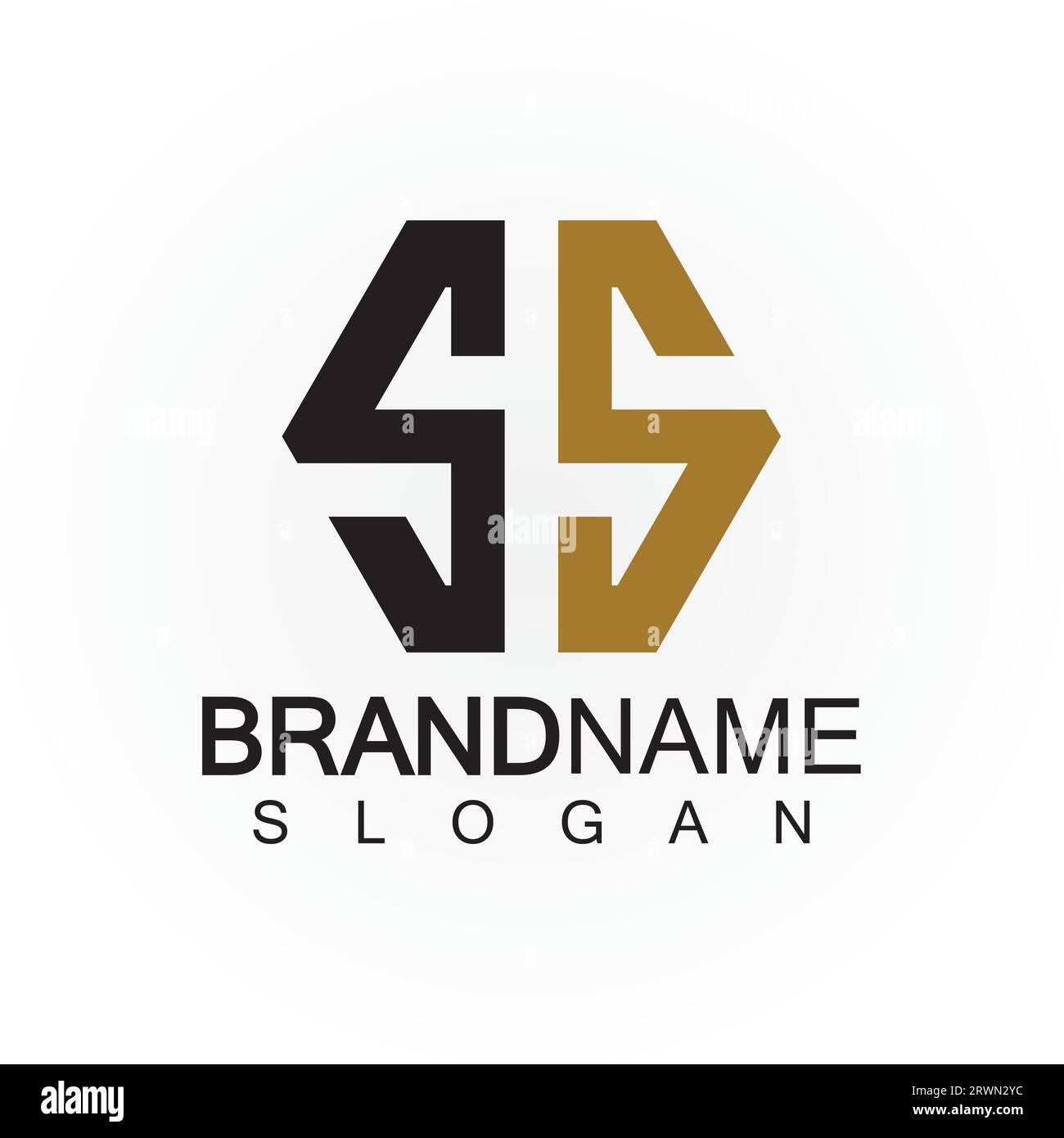 Initial Letters SS Logo Design Vector Template Stock Vector Image & Art ...