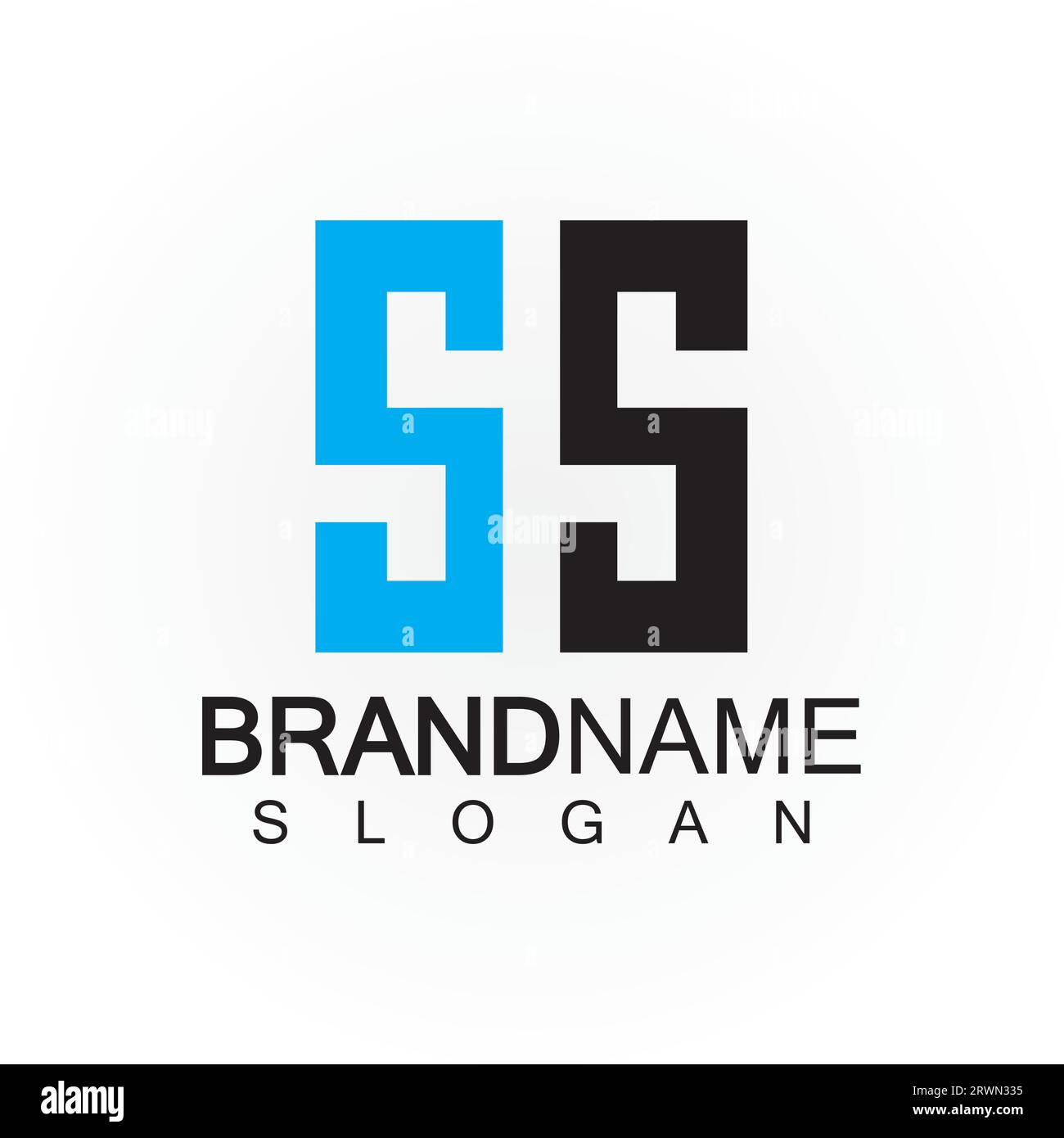 Initial Letters SS Logo Design Vector Template Stock Vector Image & Art ...