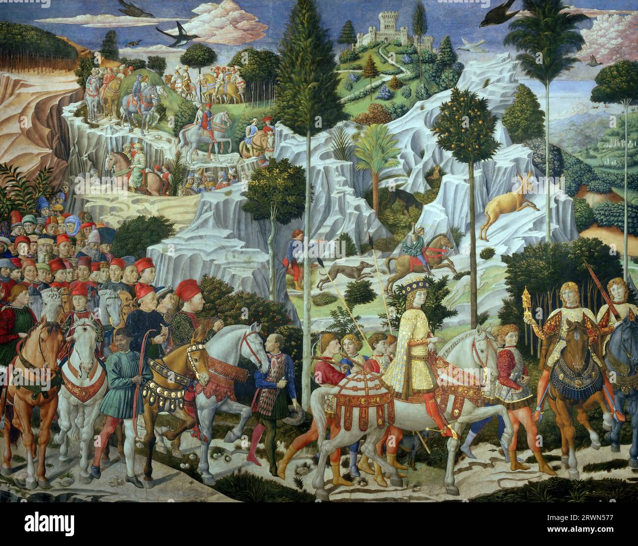 Benozzo gozzoli magi chapel hi-res stock photography and images - Alamy