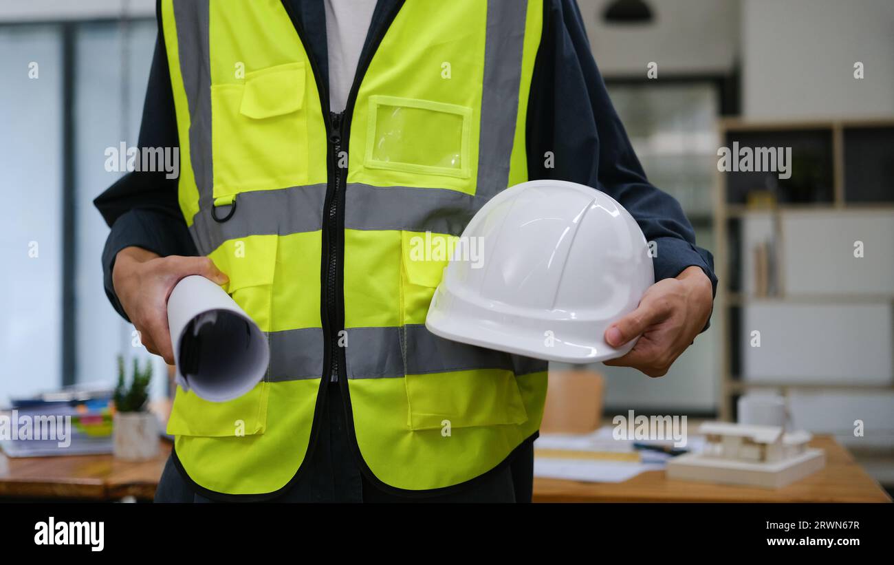 Engineers are dressed and ready to go out to work Stock Photo - Alamy