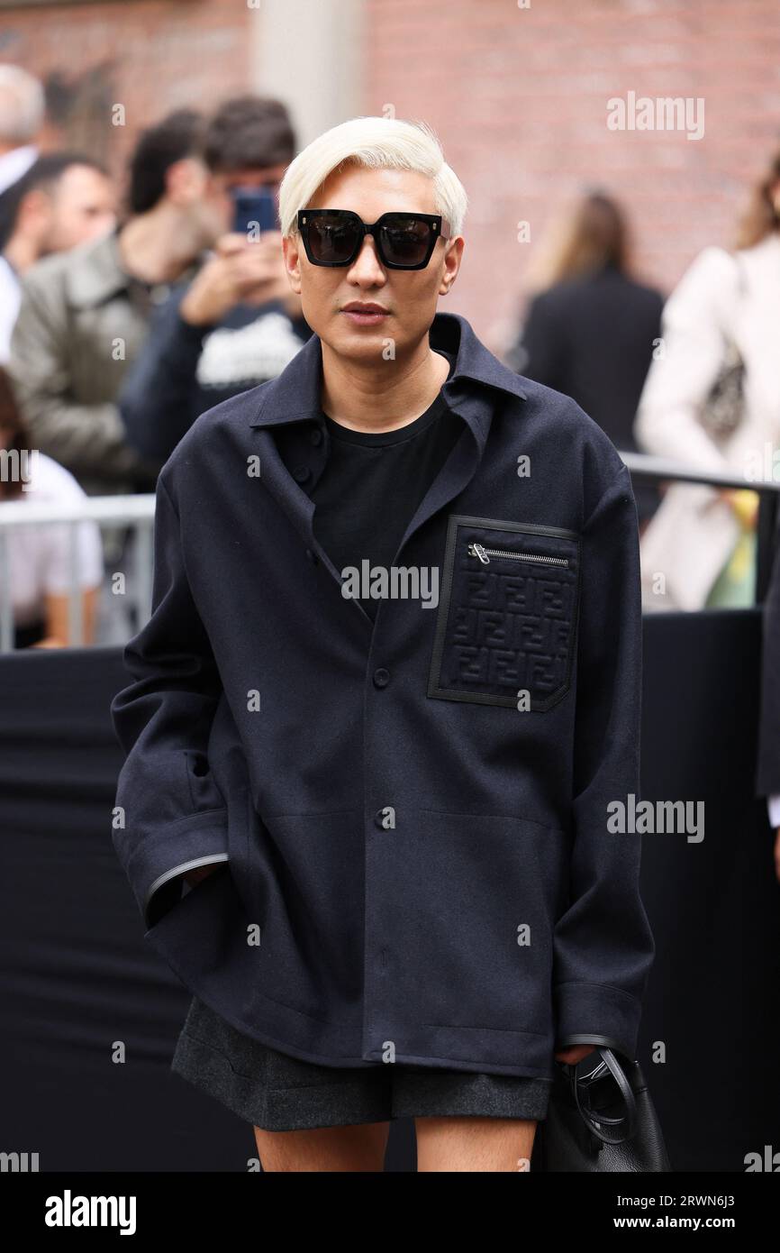Milan, Italy. 20th Sep, 2023. Bryan Boy arrives to Fendi fashion show ...