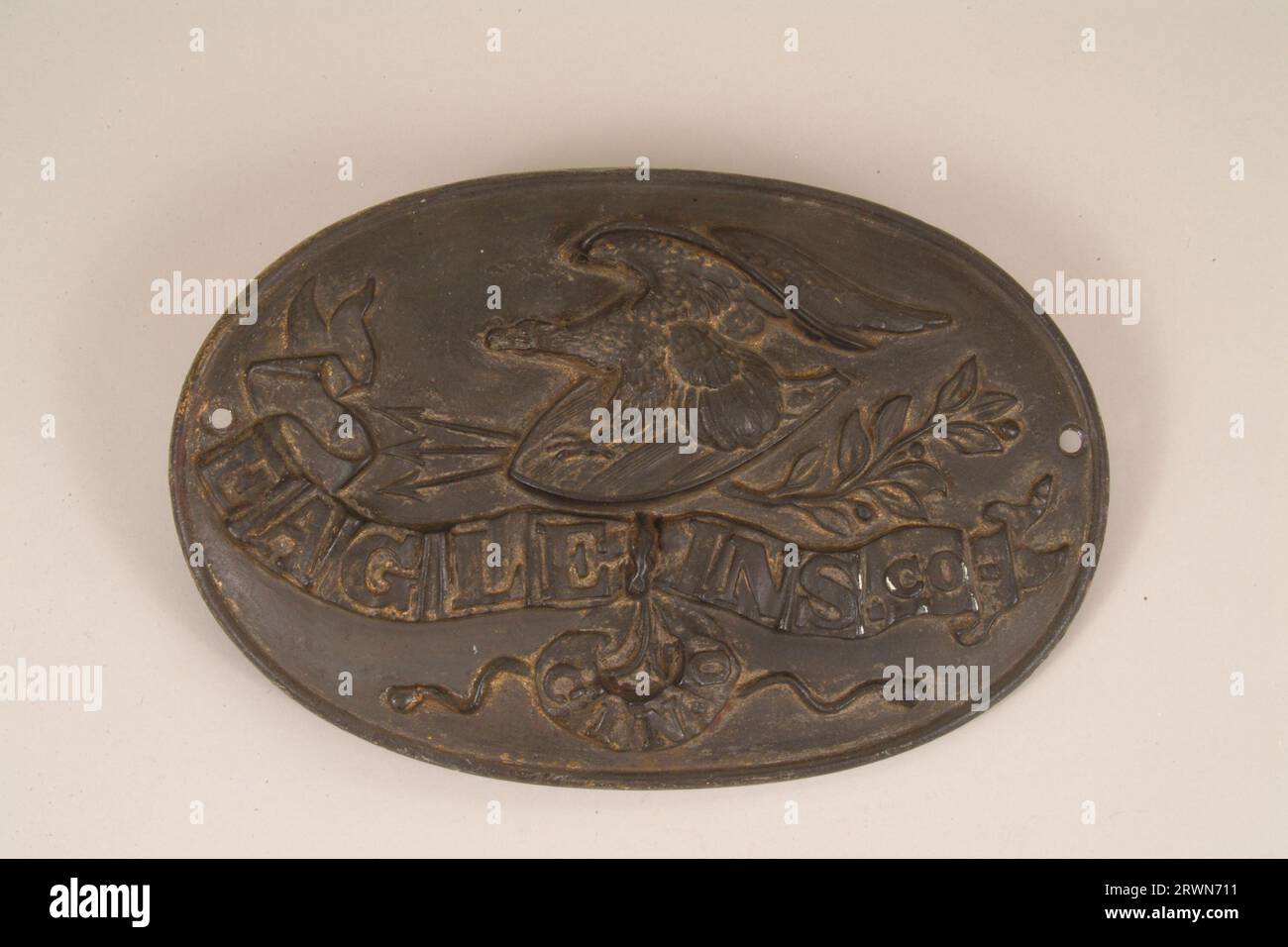 Fire mark. Eagle Insurance Company. 2005.0233.0456 Stock Photo - Alamy