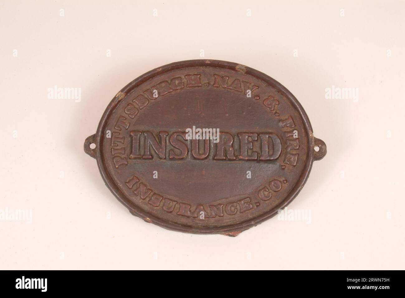 Fire mark. Pittsburgh Navigation and Fire Insurance Company. 2005.0233. ...