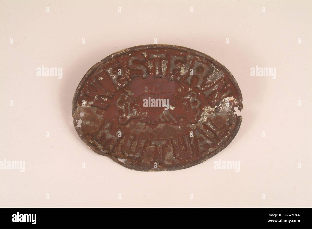 Fire mark. Western Mutual Fire and Marine Insurance Company. 2005.0233. ...