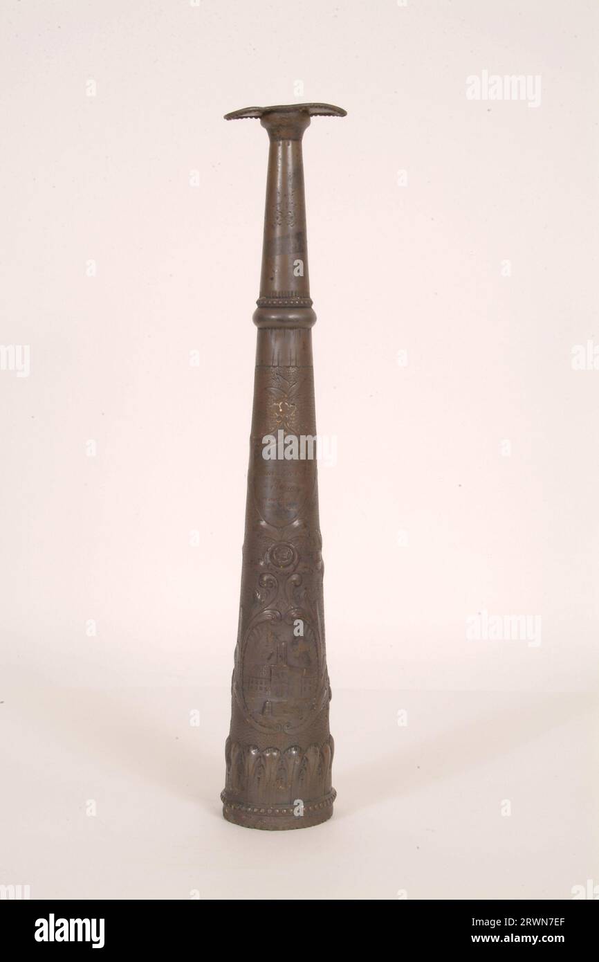 Presentation Trumpet, Weccacoe Fire Company. 2005.0233.0828 Stock Photo ...