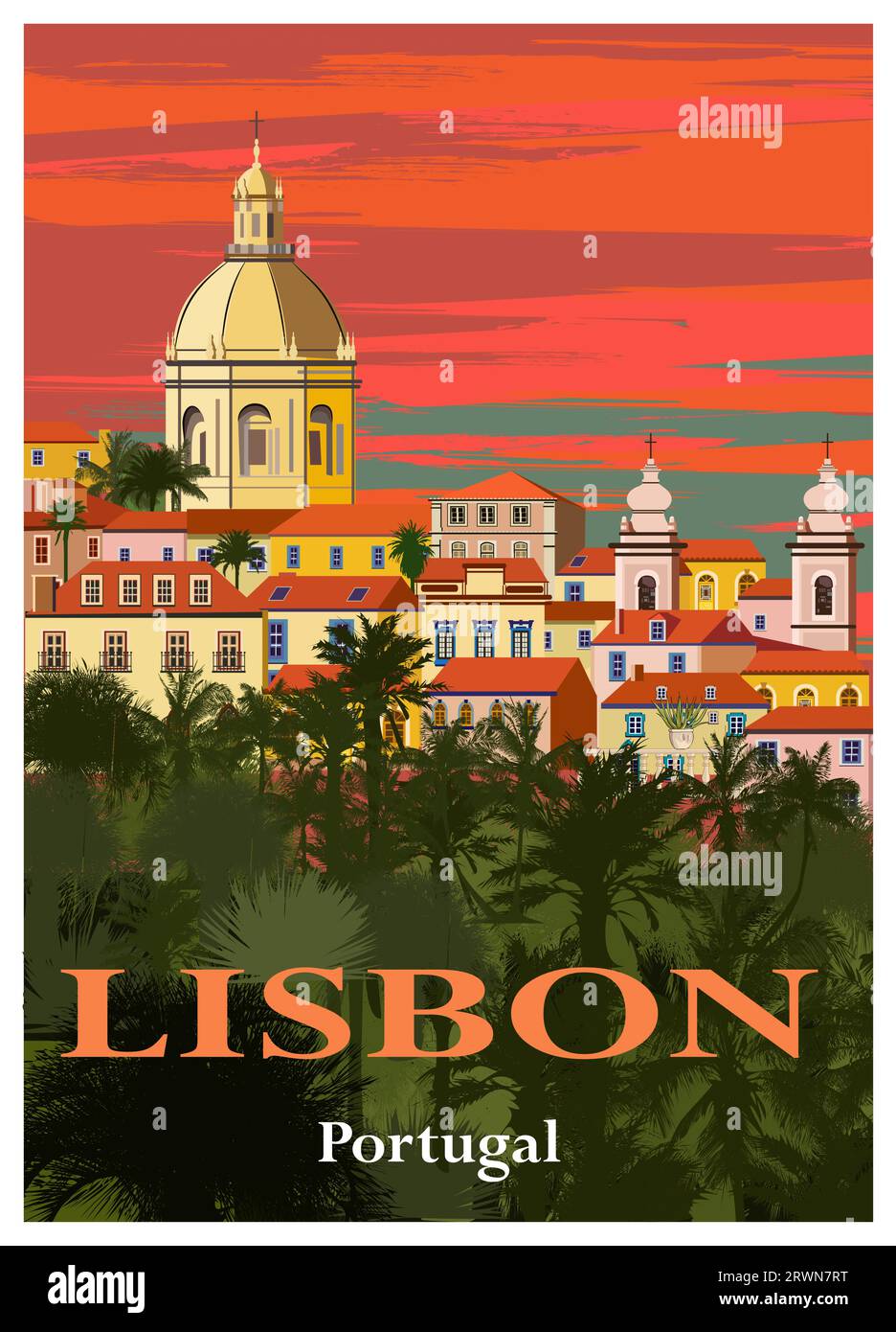 Trams lisbon Stock Vector Images - Alamy