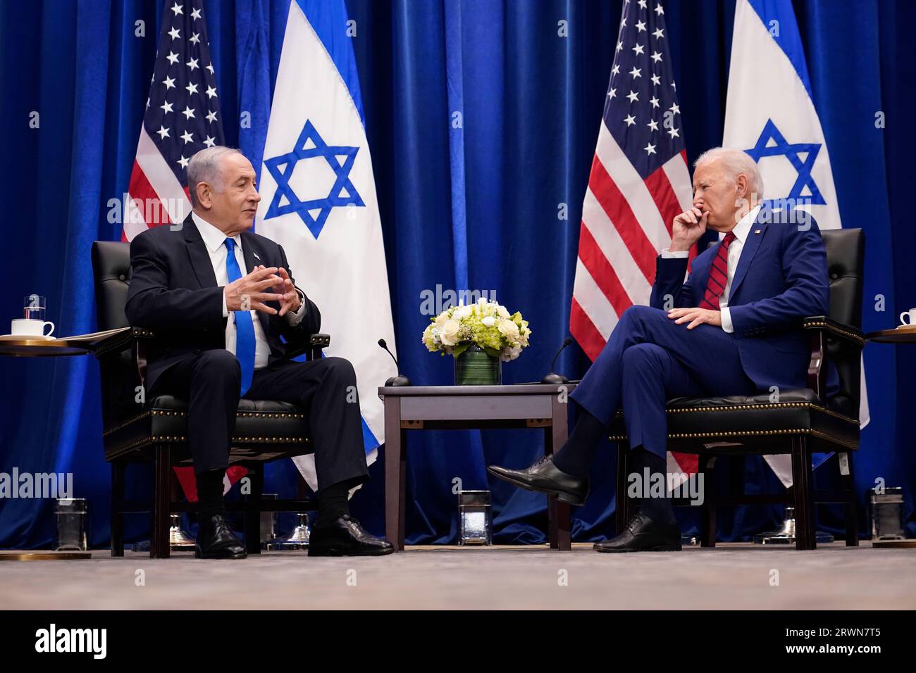 President Joe Biden meets with Israeli Prime Minister Benjamin ...