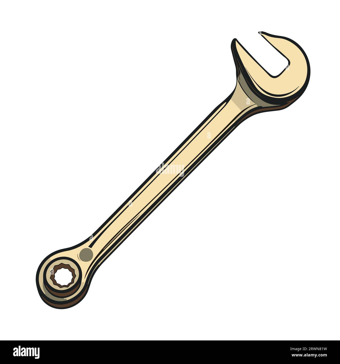 Box End Wrench Drawing
