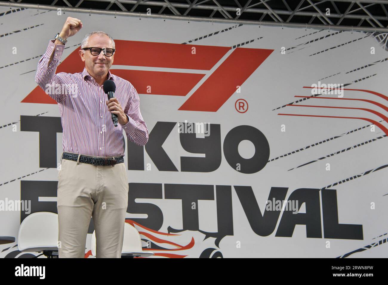 Tokyo, Japan. 20th Sep, 2023. Formula 1 President and CEO, Stefano ...