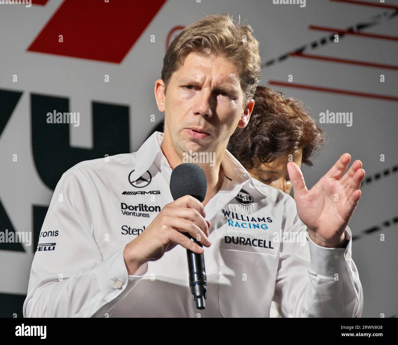 Tokyo, Japan. 20th Sep, 2023. New Williams representative James Bowles ...