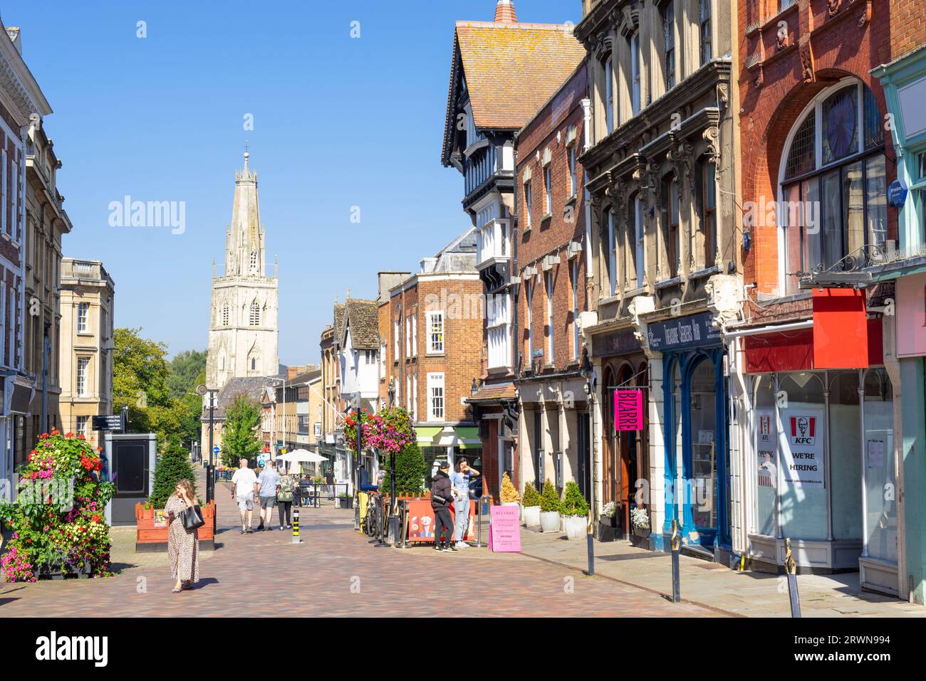 Pedestrianised city center hi-res stock photography and images - Alamy