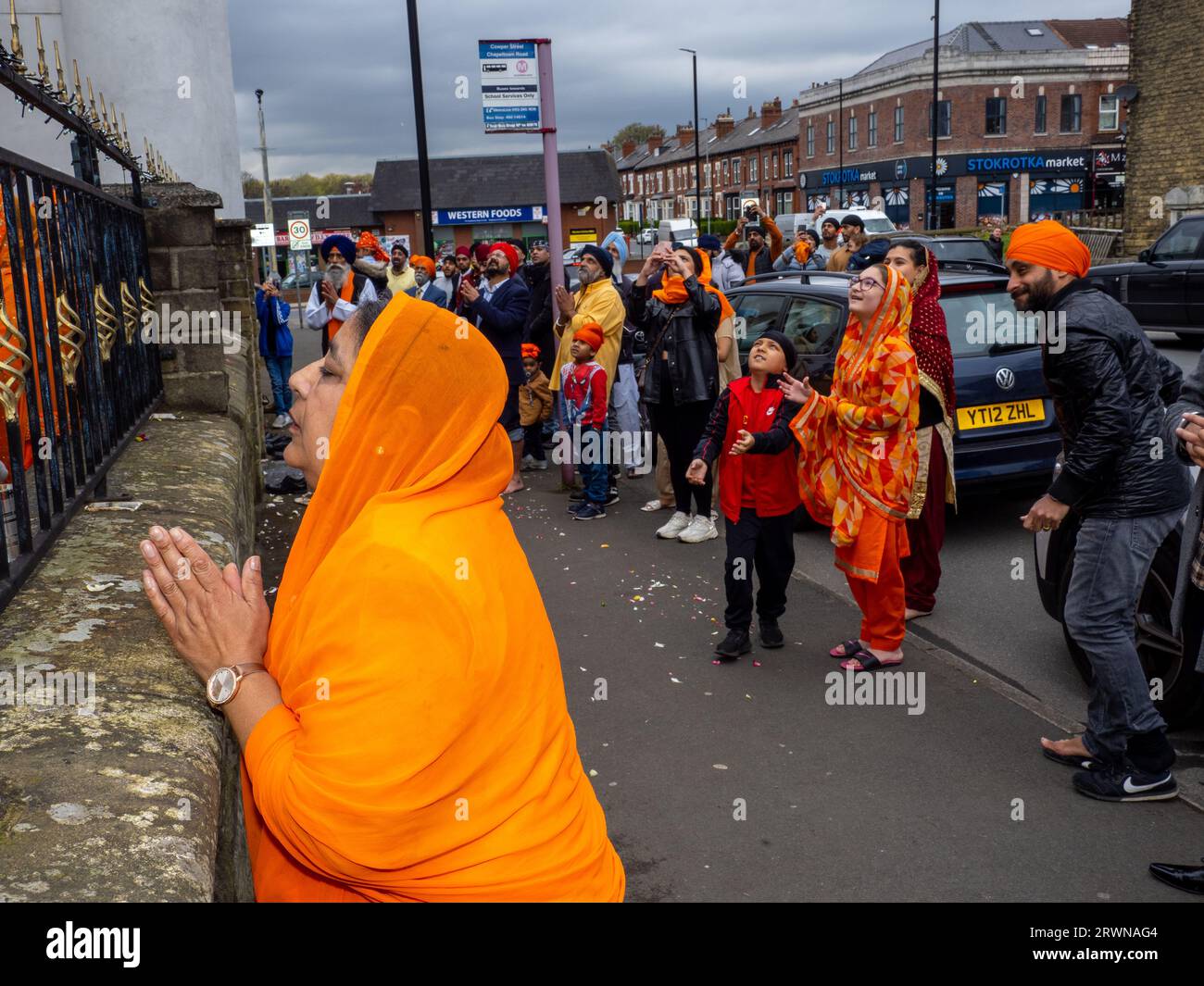 Members of the Sikh community celebrate Vaisakhi in the Chapel Town ...
