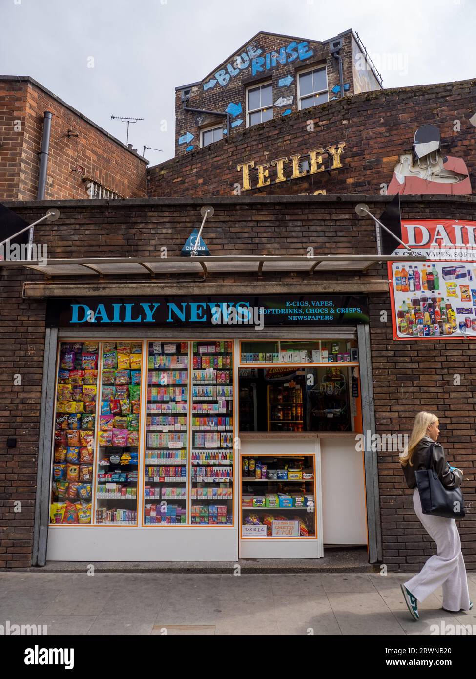 Street scene in the city of Leeds, UK Stock Photo - Alamy