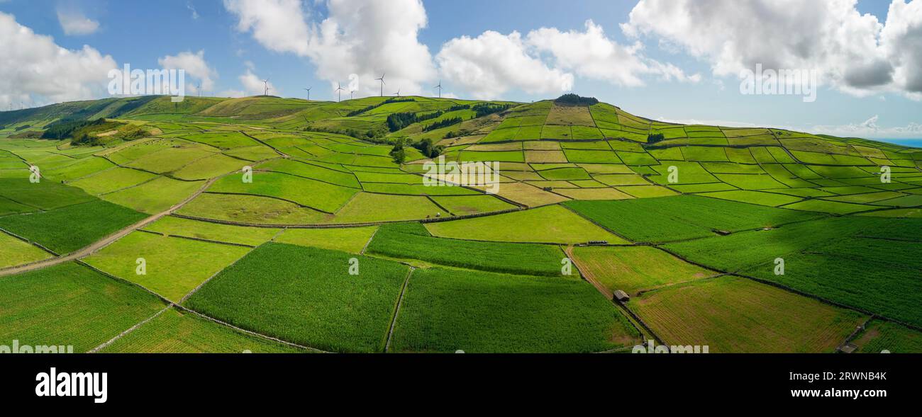 Landscape of Terceira Island in Azores Stock Photo - Alamy