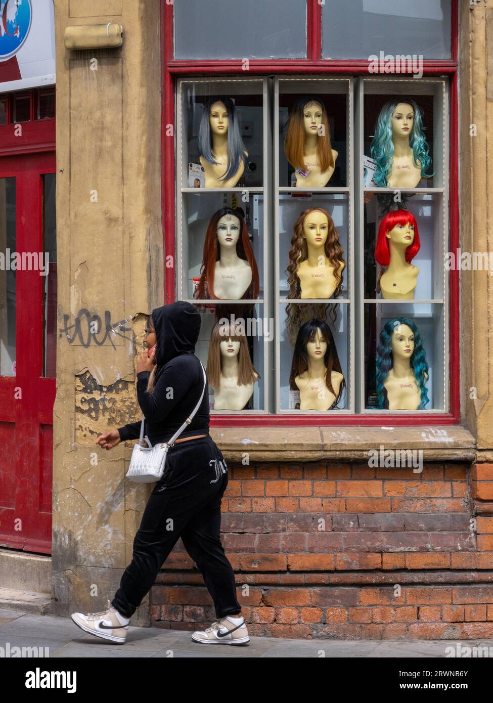 Visitors to Leeds city centre, UK Stock Photo - Alamy