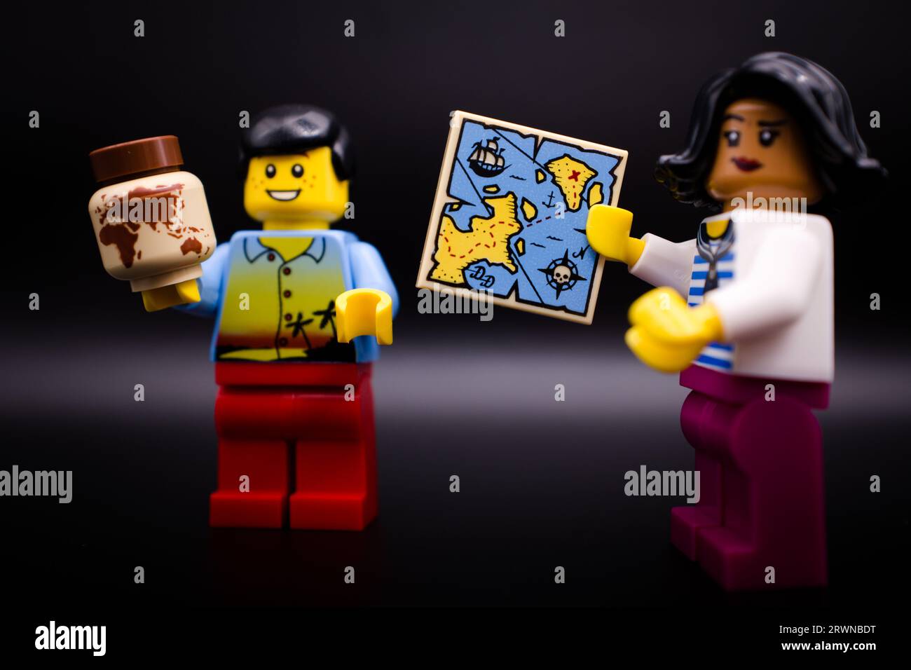 Planning next adventure map hi-res stock photography and images - Alamy