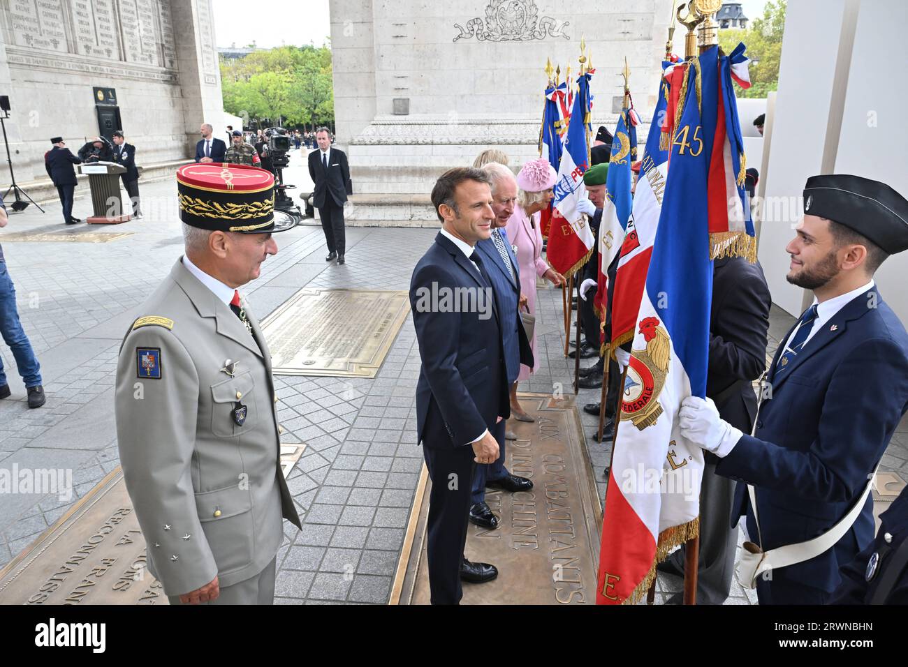Paris, France. 20th Sep, 2023. French president Emmanuel Macron ...