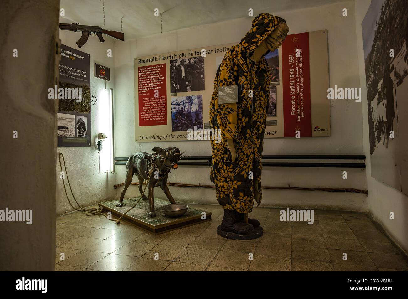 TIRANA, ALBANIA, NOVEMBER 17, 2022: Interior of Bunk'Art 2 museum in ...