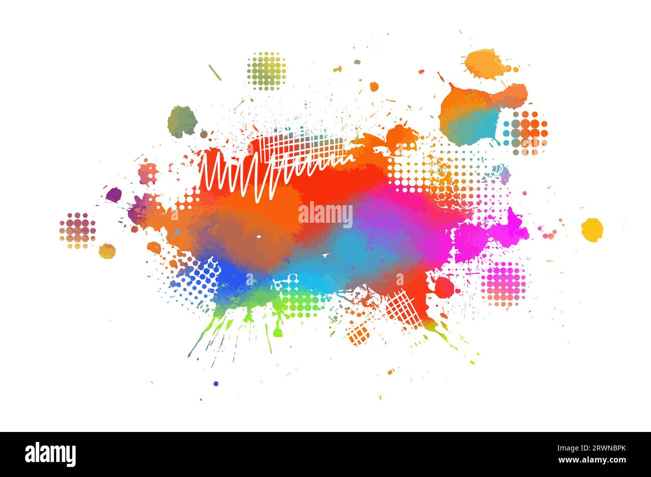 Colored blot object. Vector illustration Stock Vector Image & Art - Alamy