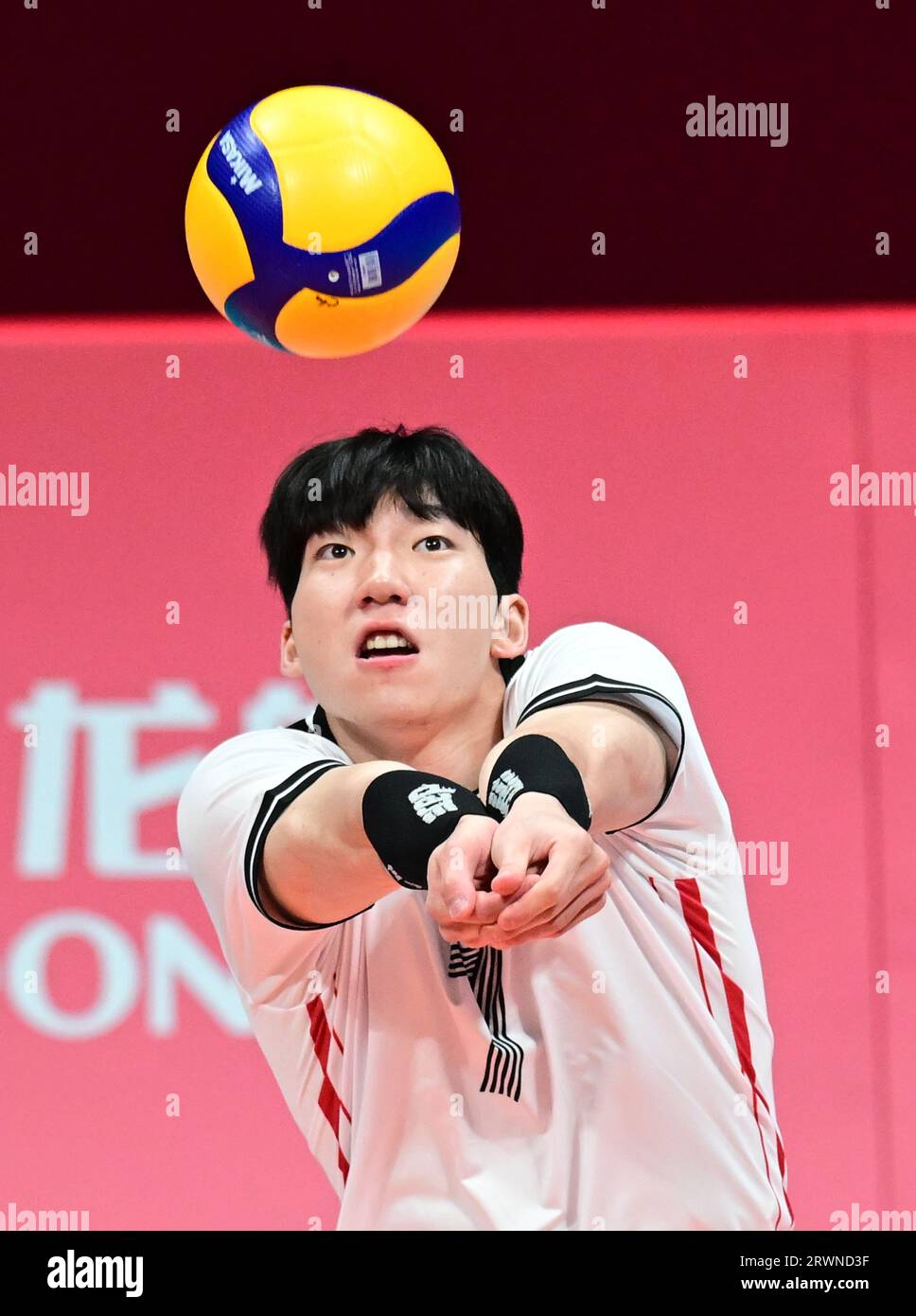 Hangzhou, China. 20th Sep, 2023. Subong Heo of the Republic of Korea ...