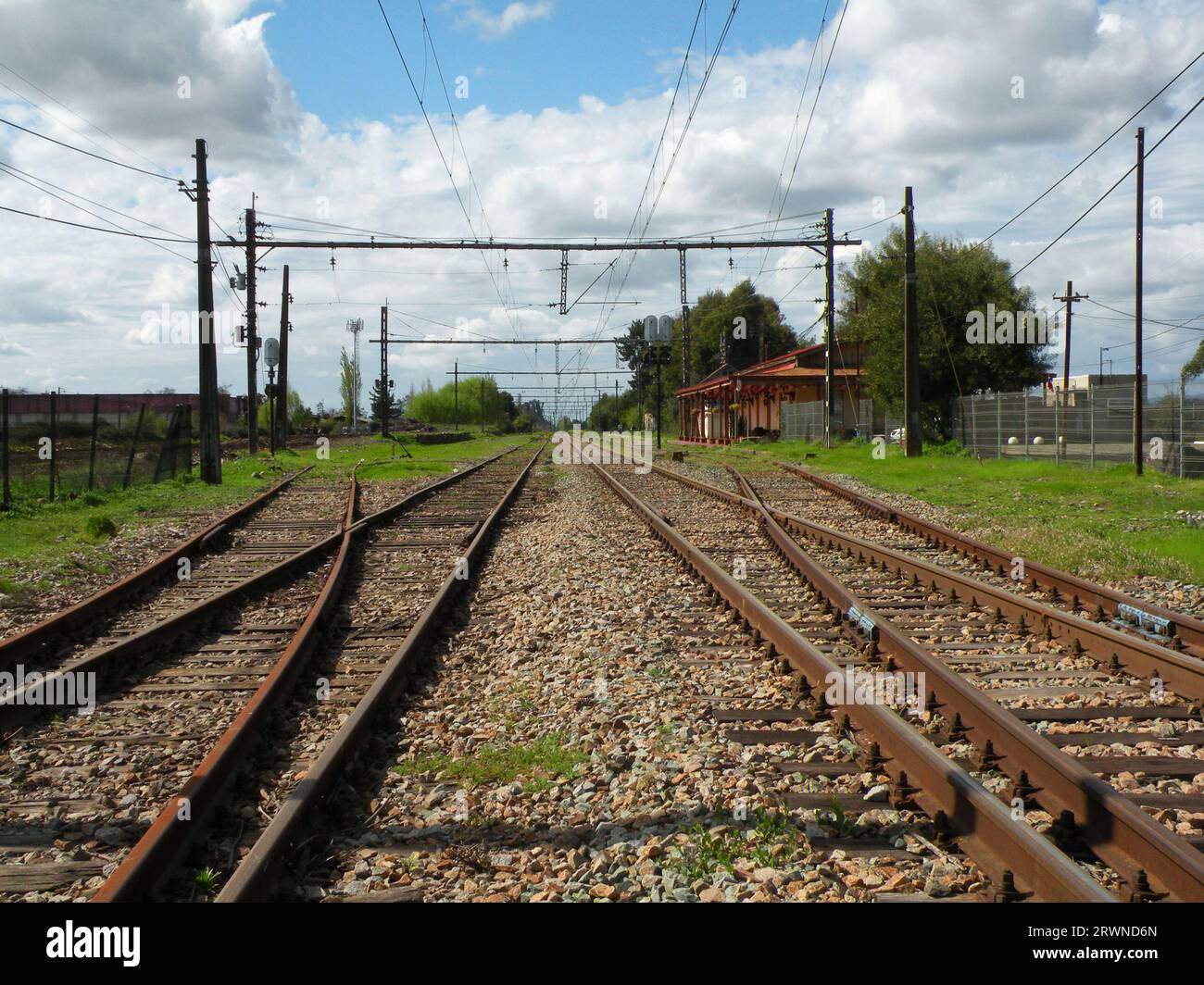 Old railway station chile hi-res stock photography and images - Alamy