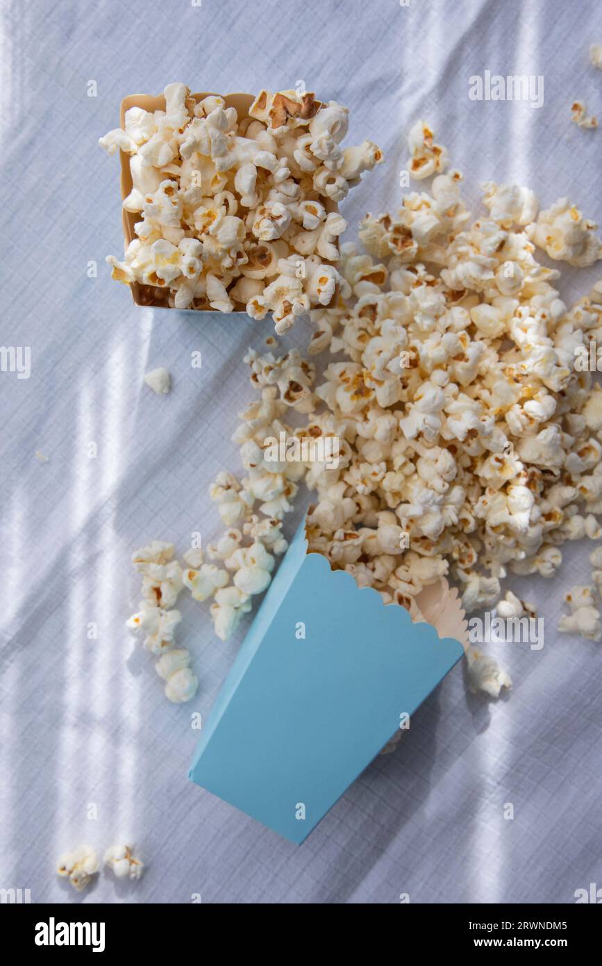 Cinema snack concept. The food for watching a movie and entertainment ...