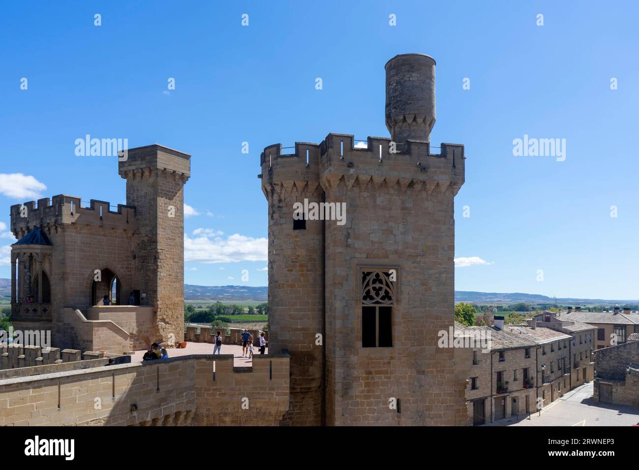 The Beautiful Royal Palace of Olite in Navarre, Spain Stock Photo - Alamy