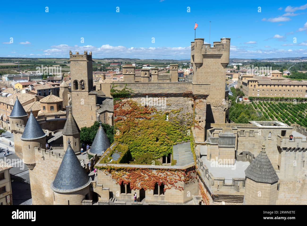The Beautiful Royal Palace of Olite in Navarre, Spain Stock Photo - Alamy