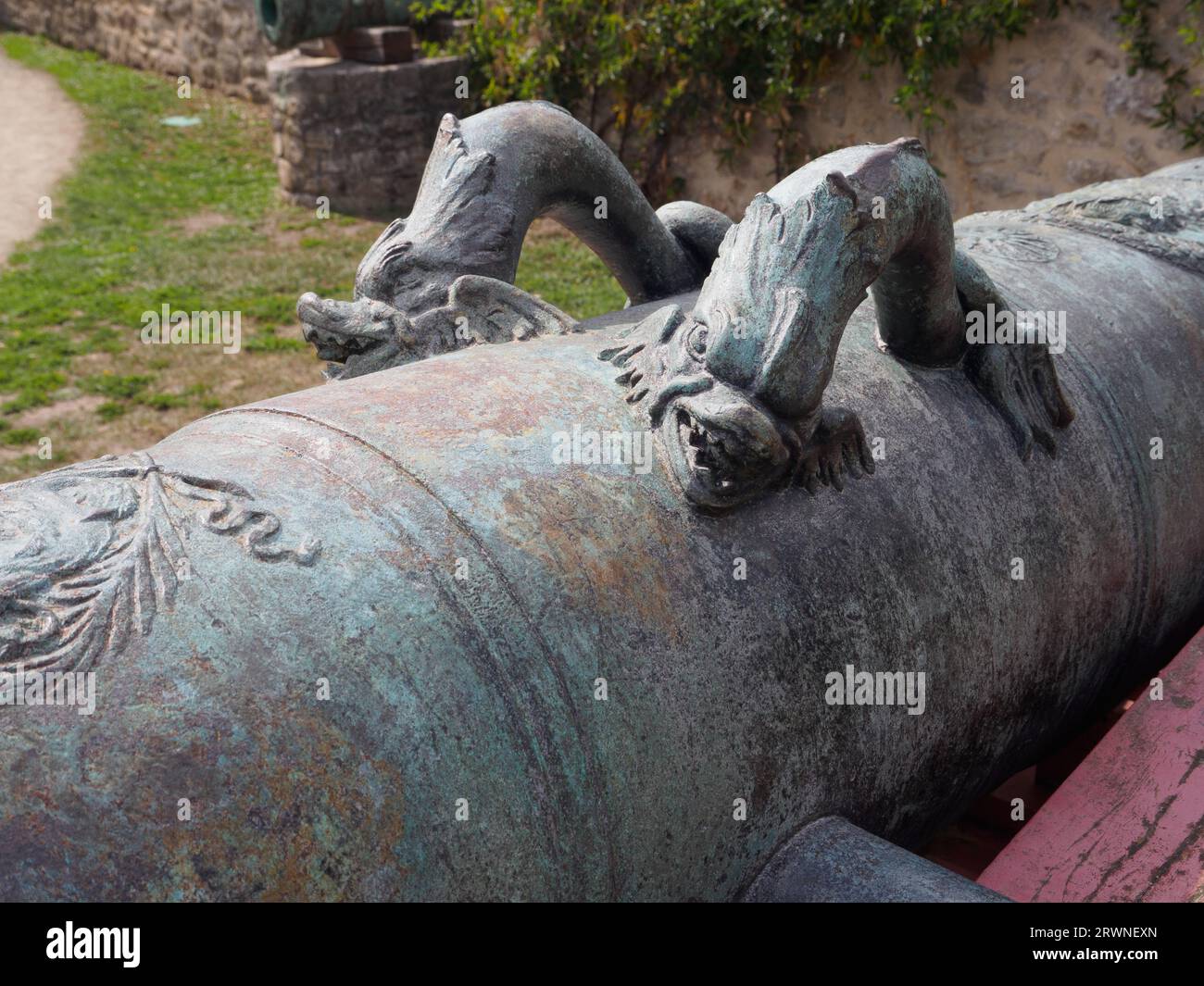 Le Canon du "Soleil Royal" detail Stock Photo - Alamy