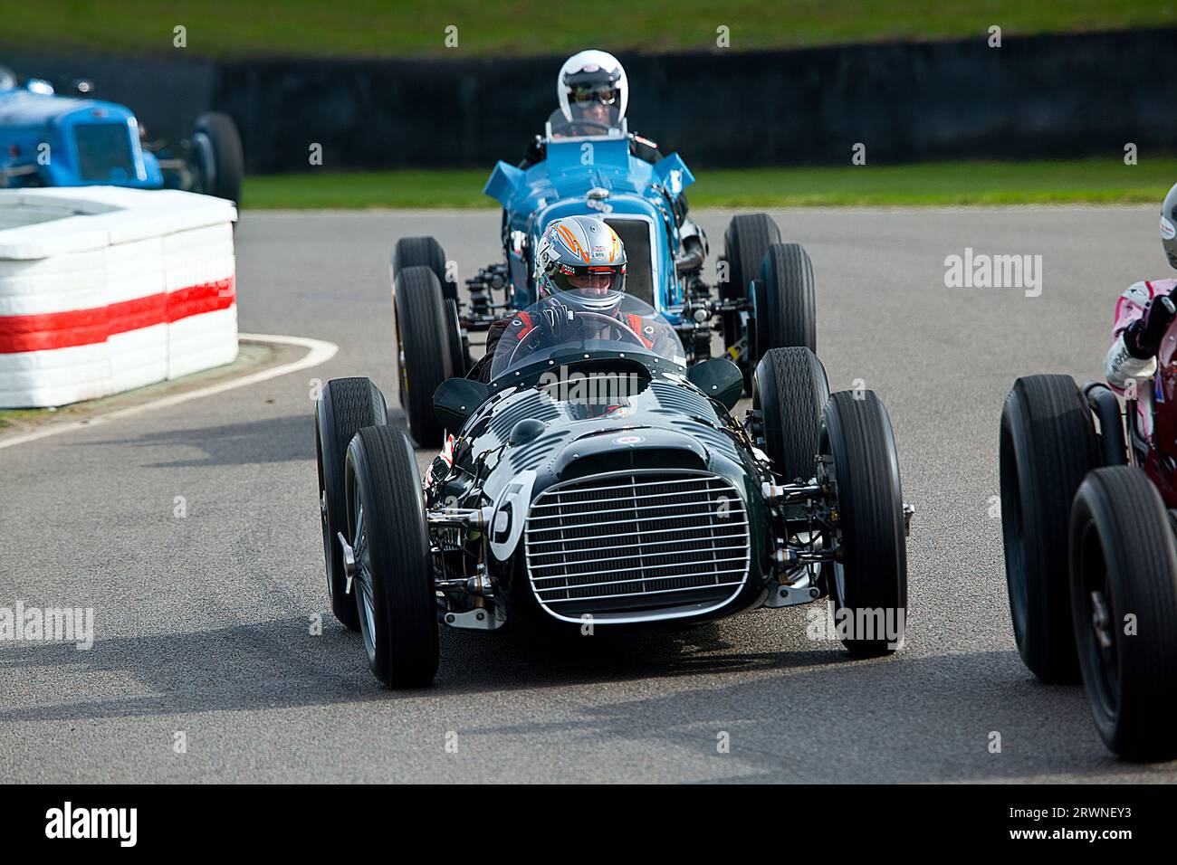 1952-type BRM Type 15 Mk 1 Chassis 1V in the Goodwood Trophy race at ...
