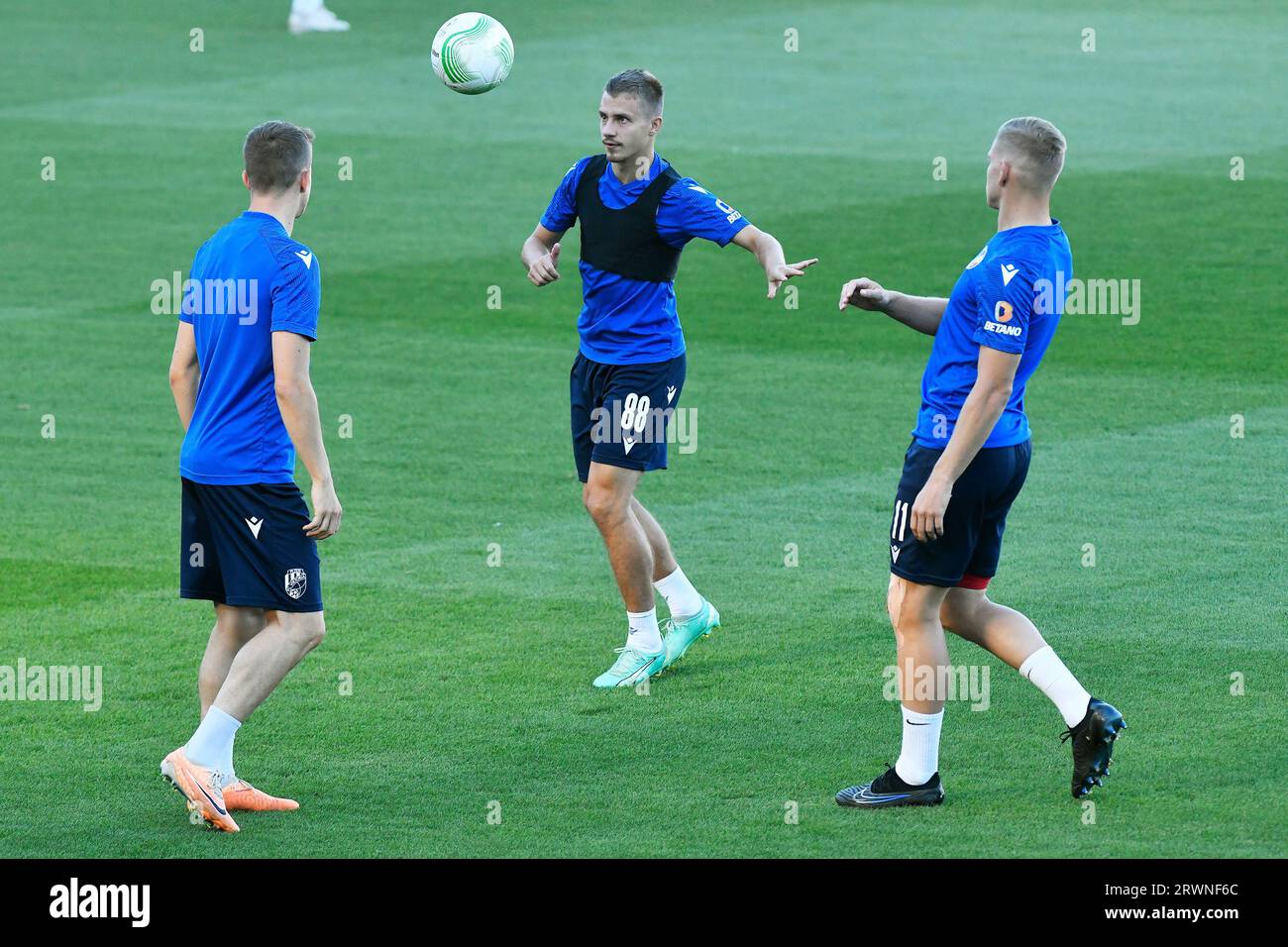Pilsen, Czech Republic. 20th Sep, 2023. Adam Vlkanova of Viktoria Plzen ...