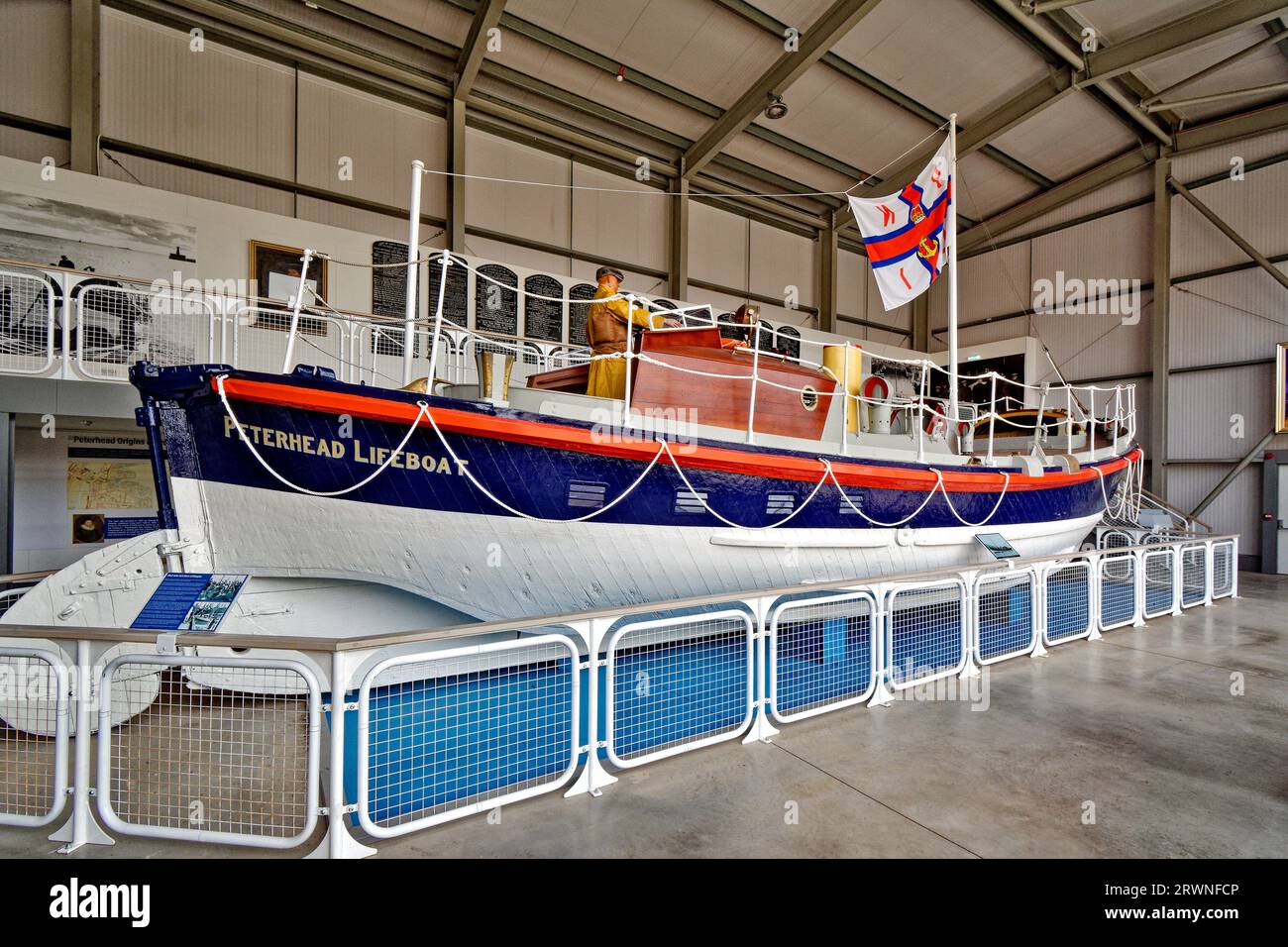 Peterhead LifeBoat Museum the restored Julia Park Barry of Glasgow is a ...