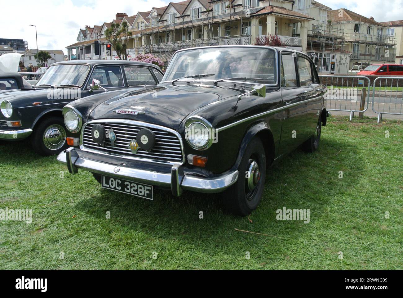 A 1967 Humber Hawk parked on display at the English Riviera classic car ...