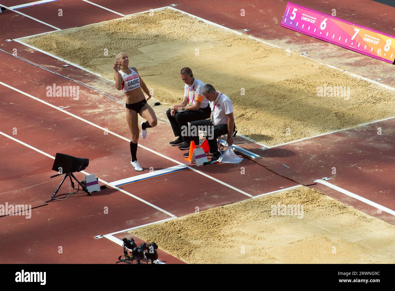 Ivona Dadic - long jump - heptathlon - London 2017 World Athletics ...