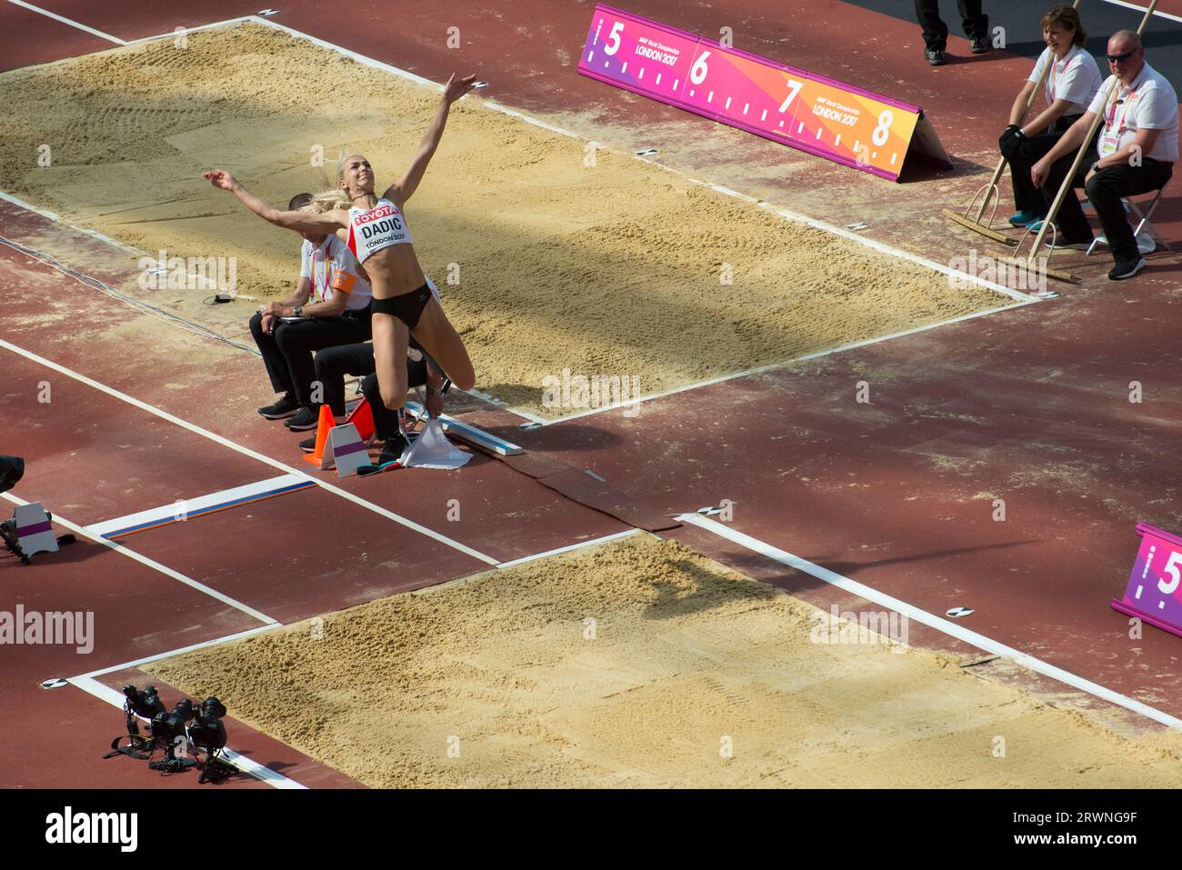 Ivona Dadic - long jump - heptathlon - London 2017 World Athletics ...