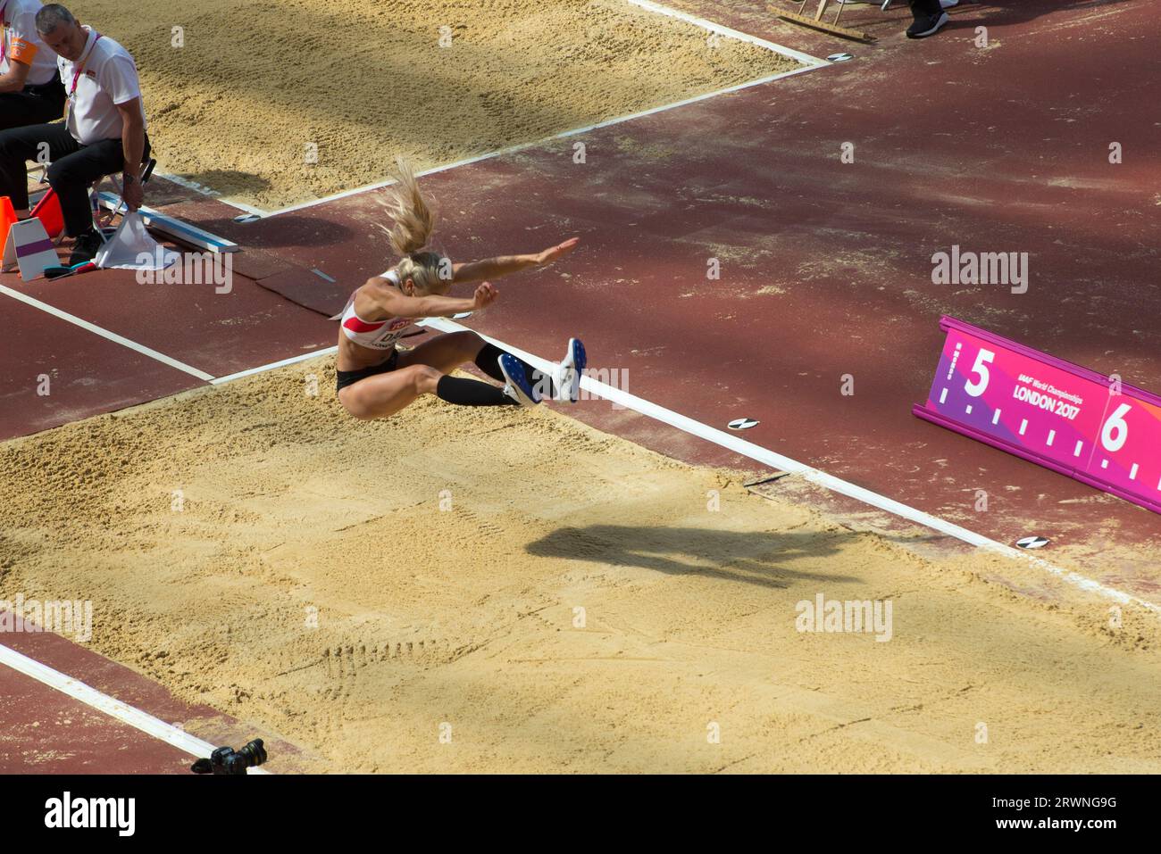 Ivona Dadic - long jump - heptathlon - London 2017 World Athletics ...