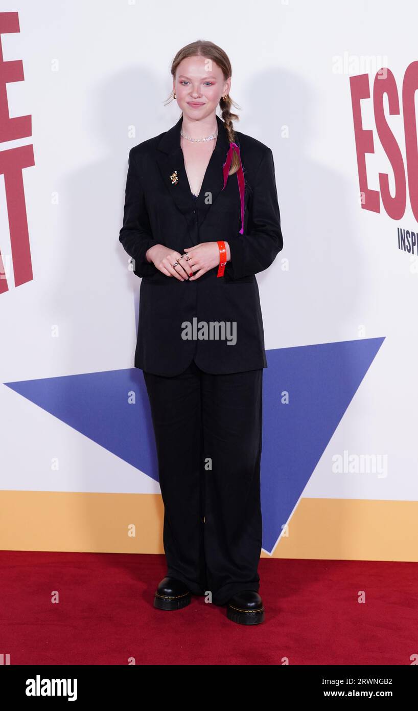 Laura Marcus attends the world premiere of The Great Escaper at BFI ...