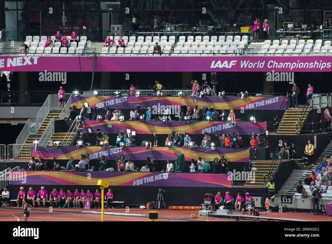 Commentary box hi-res stock photography and images - Alamy