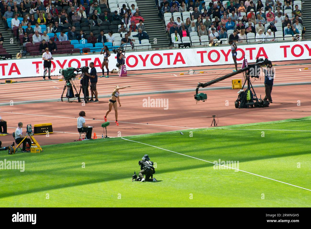 Women's Javelin - part of the Heptathlon during the London 2017 World ...
